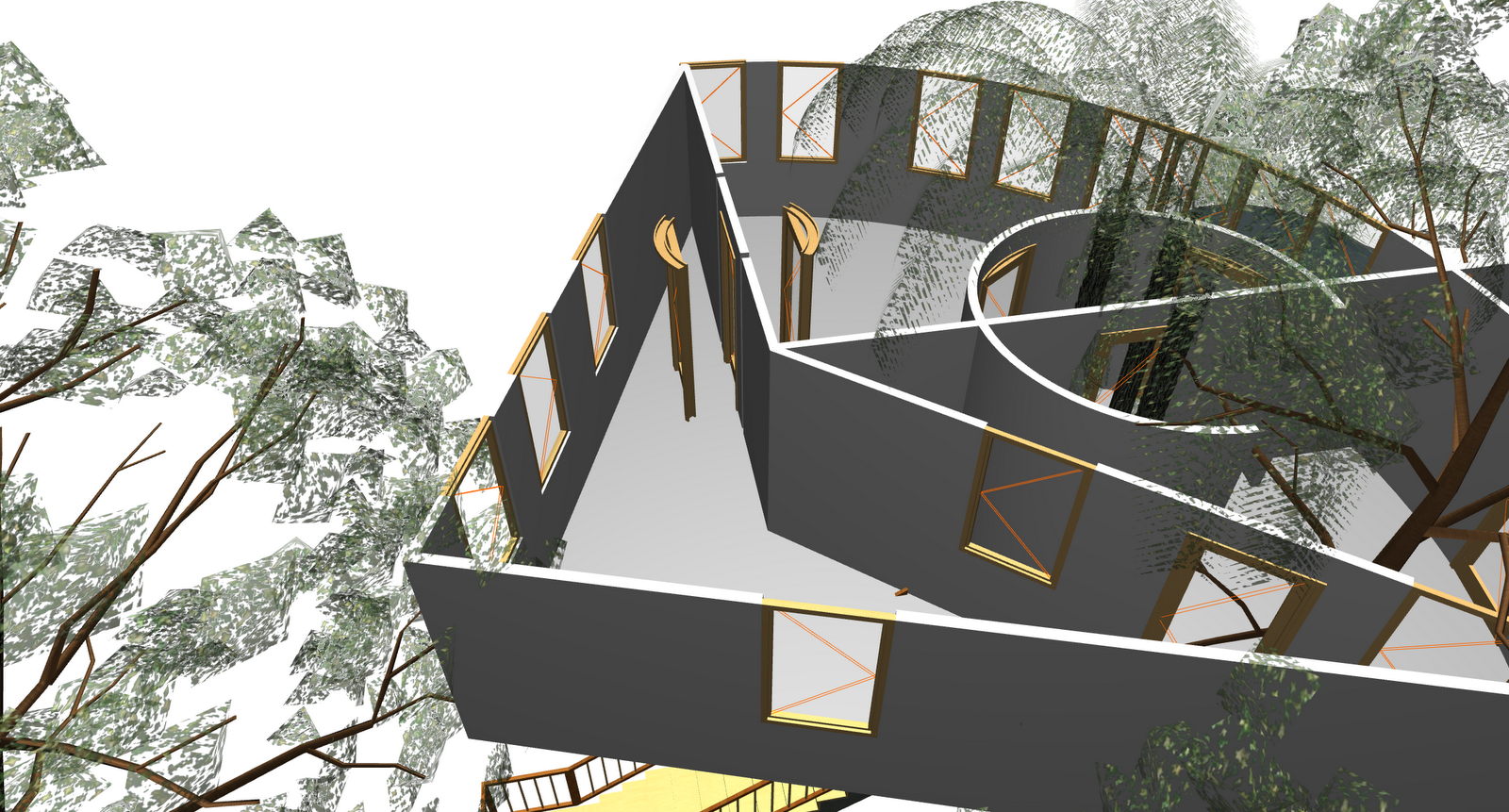 G TRIPLE E: ArchiCad (Bim) Tree House
